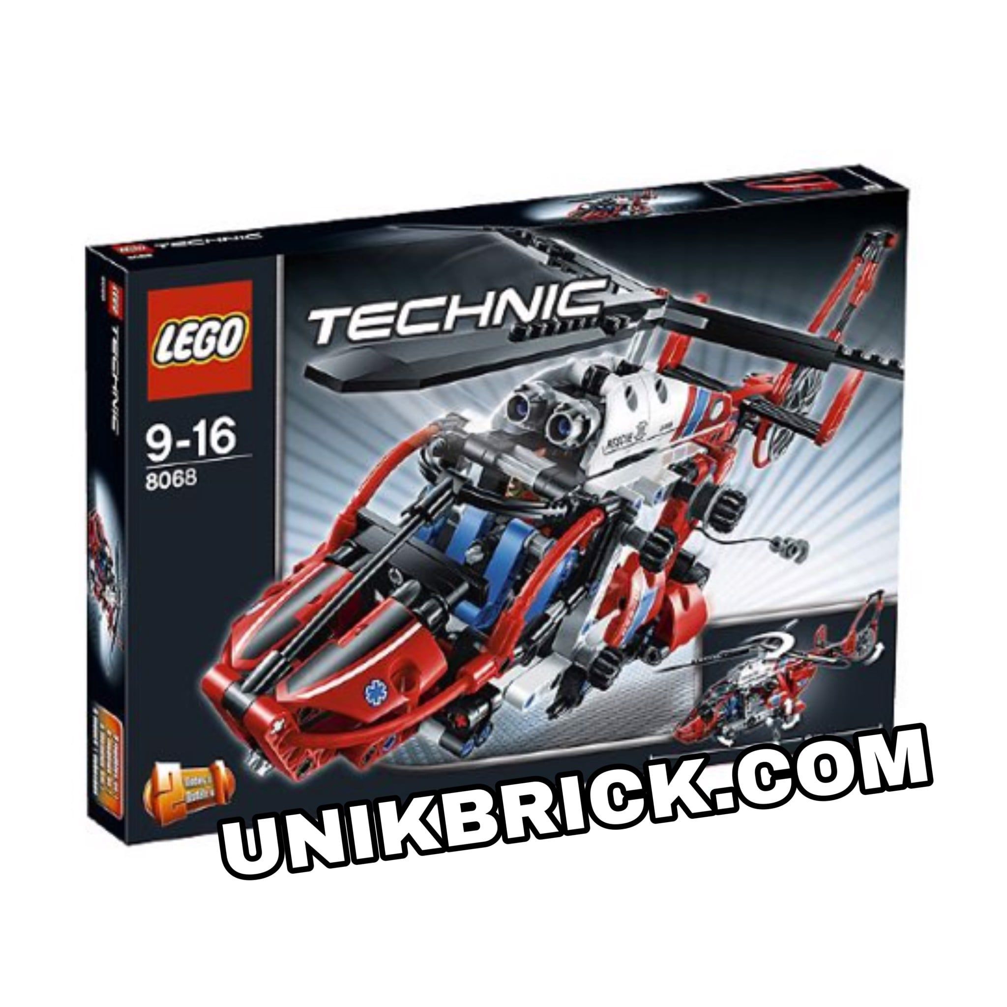 [ORDER ITEMS] LEGO Technic 8068 Rescue Helicopter – UNIK BRICK