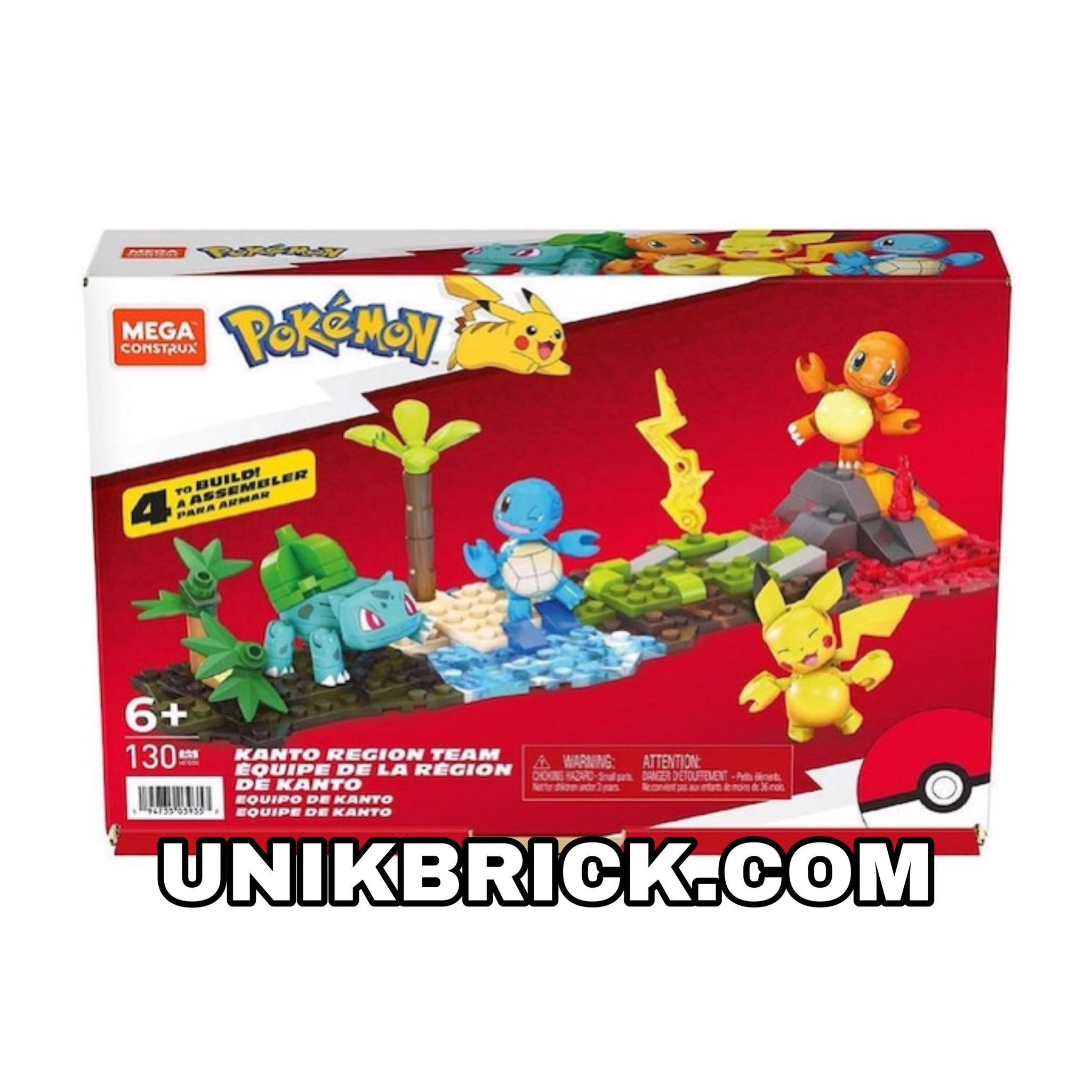 MEGA CONSTRUX Pokemon Kanto Region Team – UNIK BRICK
