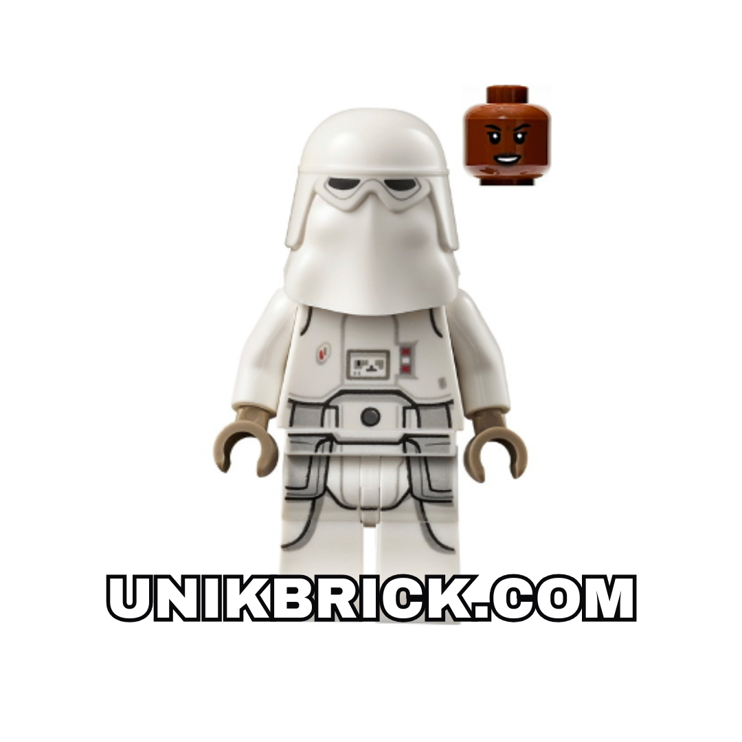 LEGO Star Wars Snowtrooper Open Mouth Smirk – UNIK BRICK