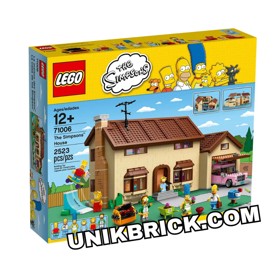 [HÀNG ĐẶT/ ORDER] LEGO The Simpsons 71006 The Simpsons House – UNIK BRICK