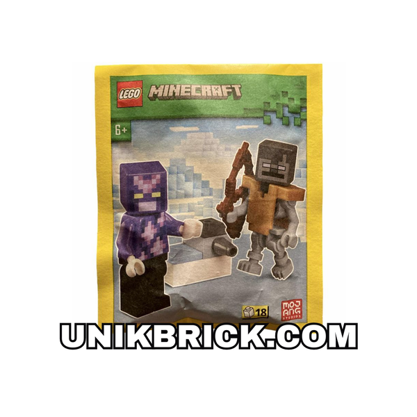 LEGO Minecraft 662401 Stray, Crystal Knight and Shooter Paper Bag ...
