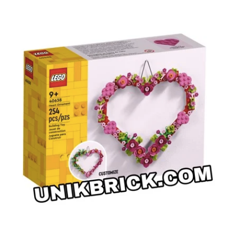 [CÓ HÀNG] LEGO Creator 40638 Heart Ornament Flower – UNIK BRICK