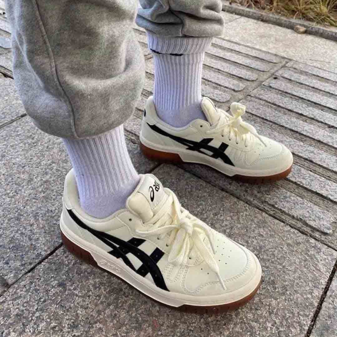 Giày Asics Court Mz – White Black – 1203A127-750 – GTGSupply