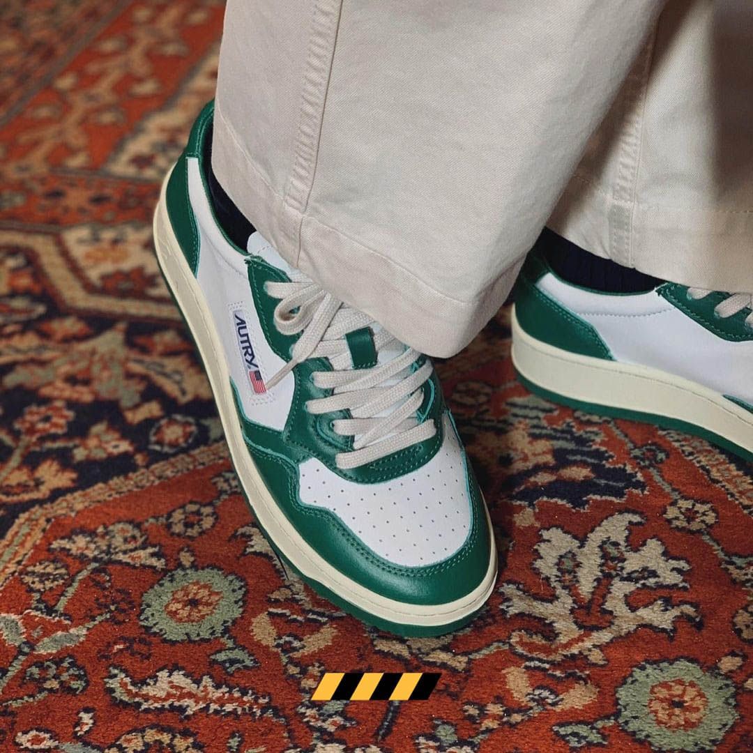 Giày Autry Medalist Leather Low – Green White – AULW-WB03 – GTGSupply