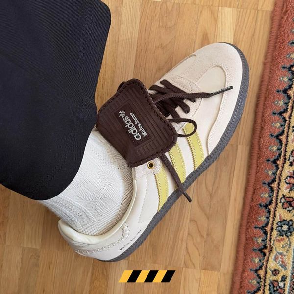 Giày Wales Bonner x Samba – Ecru Tint Yellow – ID0217 – GTGSupply