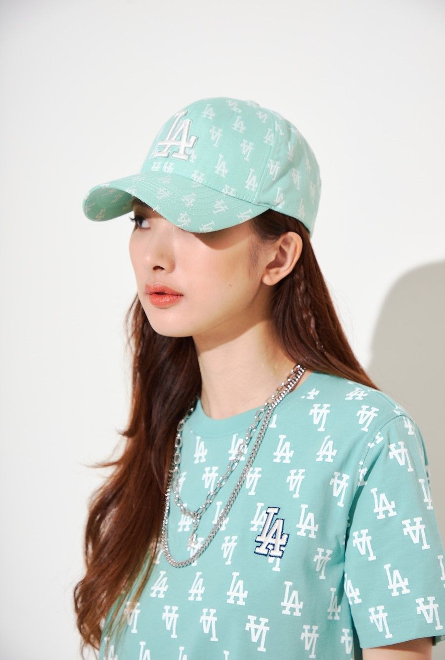 Nón MLB - MONOGRAM CLASSIC STRUCTURE BALL CAP LA DODGERS - 3ACPFF02N-0 ...