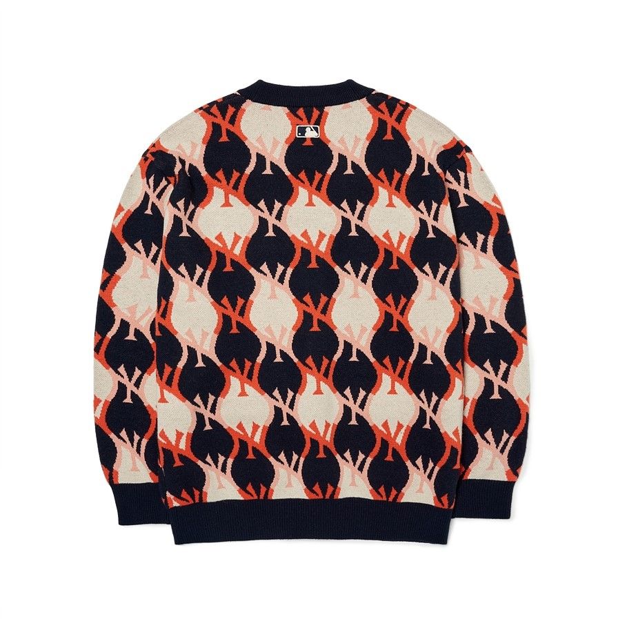 Áo Cardigan MLB Argyle Mono 3AKCY0224-50NYD – ADLV, NEWERA, MLB