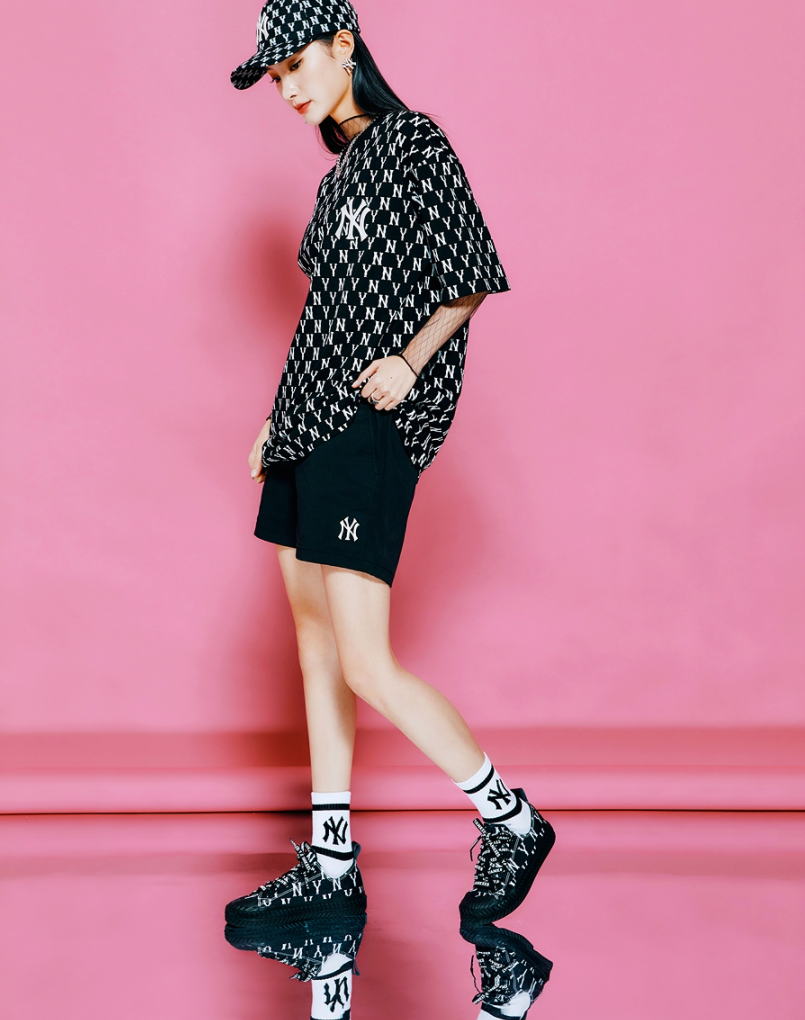 Giày MLB Playball Monogram NY 3ACVVM12N-50BKS – ADLV, NEWERA, MLB