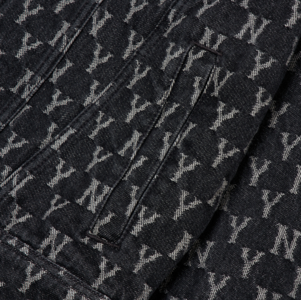 Áo Khoác jean MLB Classic Monogram Denim Jacket New York Yankees - 3AD ...