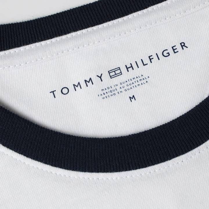 ÁO THUN TOMMY HILFIGER HERREN TINO WHITE - 7849807 100 – ADLV, NEWERA, MLB