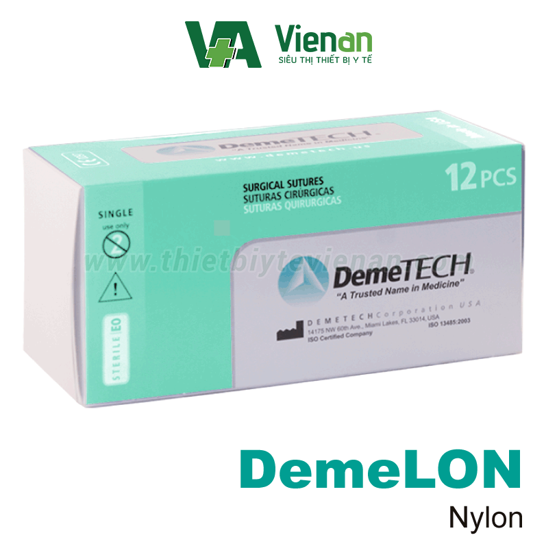 Chỉ phẫu thuật thẩm mỹ Demelon Demetech Số 3/0 – Siêu Thị TBYT Viên An