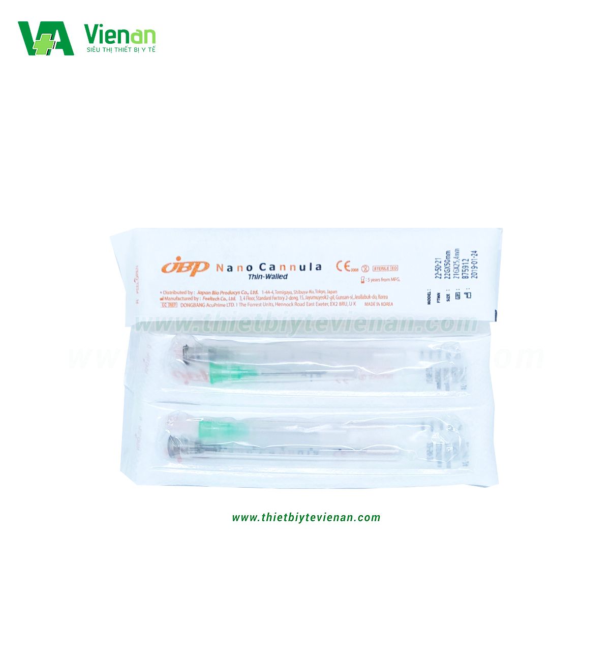 Kim tiêm Filler vùng mông, ngực Cannula 18G 19G – Siêu Thị TBYT Viên An