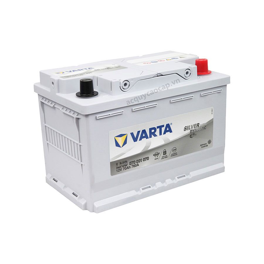 Ắc quy Varta AGM LN3 57090107 12V 70AH | Acquycaocap.vn