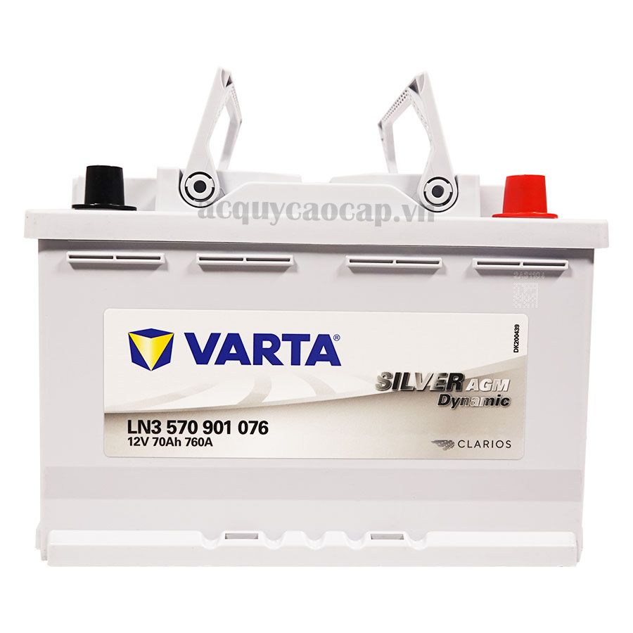 Ắc quy Varta AGM LN3 57090107 12V 70AH | Acquycaocap.vn