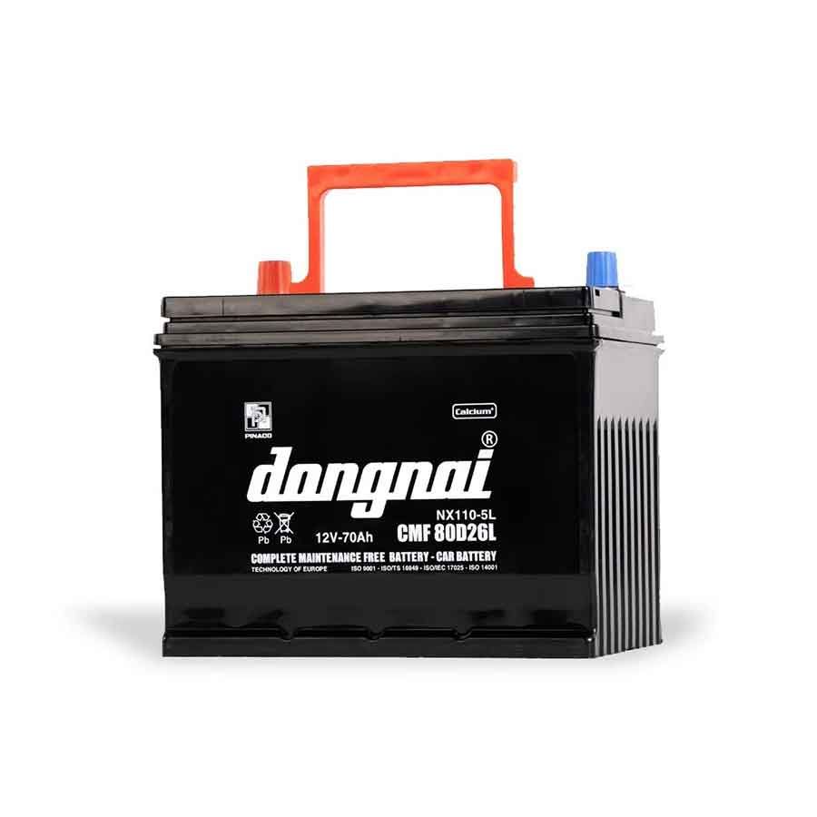 Ắc quy Đồng Nai 80D26L 12V 70AH - Mua bán giá rẻ hơn tại Acquycaocap