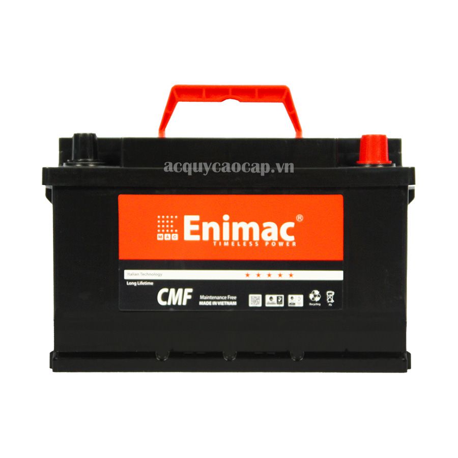 Ắc quy Enimac DIN71L-LBN 12V 71AH chính hãng, giá tốt, uy tín ở TP HCM