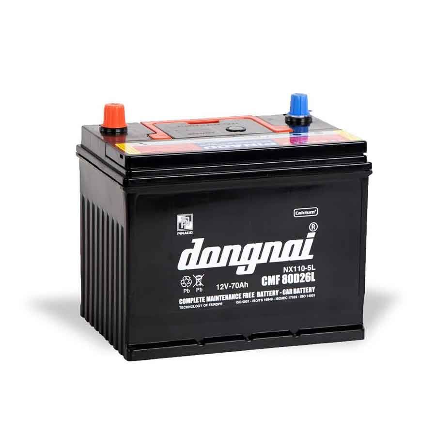 Ắc quy Đồng Nai 80D26L 12V 70AH - Mua bán giá rẻ hơn tại Acquycaocap