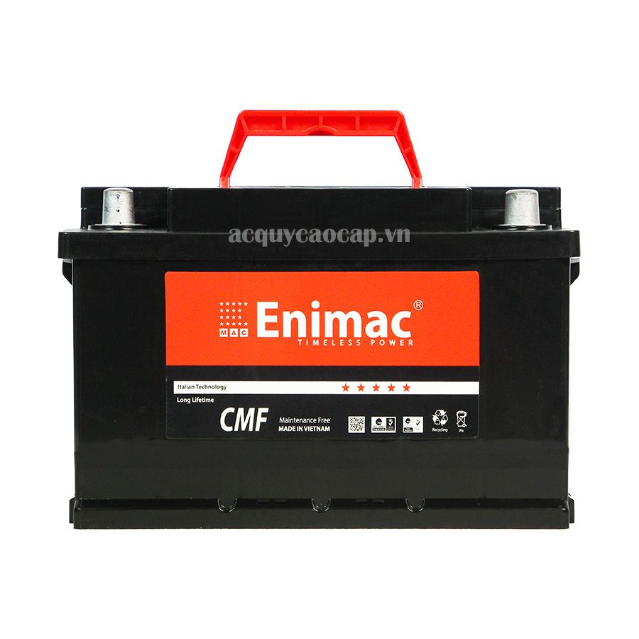 Ắc quy Enimac DIN60L-LBN 12V 60AH giá rẻ, ưu đãi tốt tại Acquycaocap