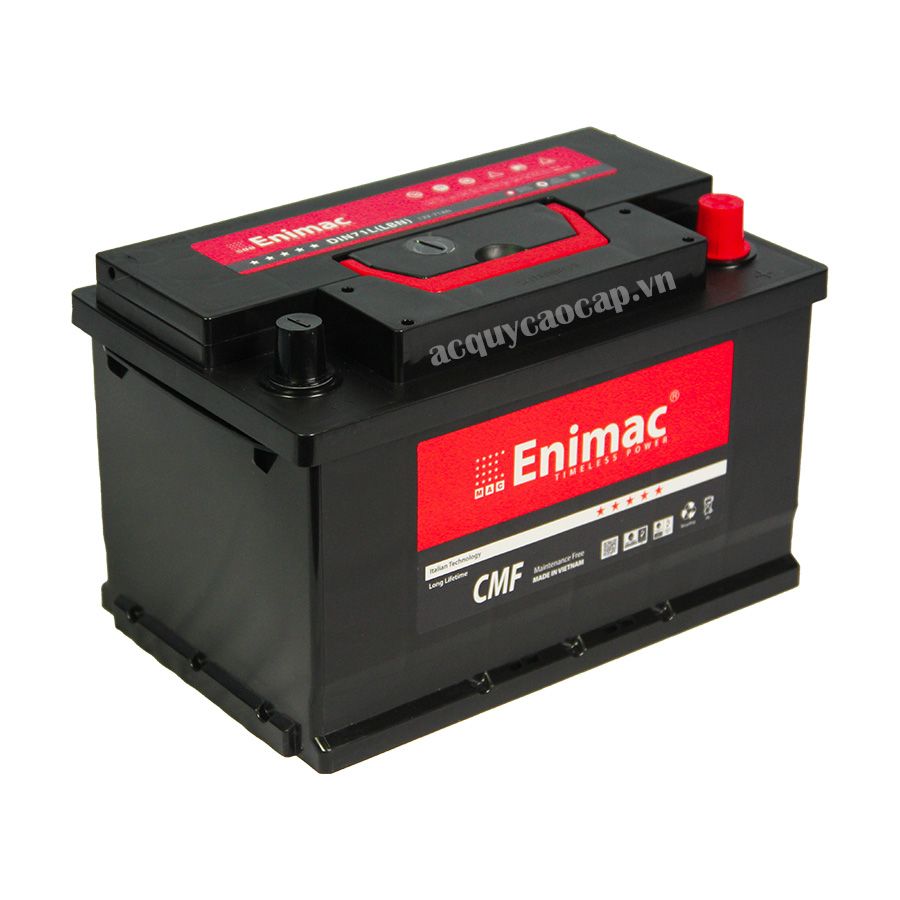 Ắc quy Enimac DIN71L-LBN 12V 71AH chính hãng, giá tốt, uy tín ở TP HCM