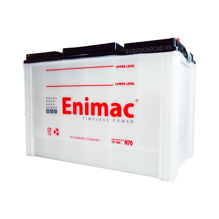 Ắc quy Enimac N70 12V 70AH Giá tốt, Mua Online tặng Ưu Đãi, Khuyến lớn