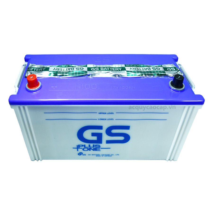 Ắc quy GS N100 12V 100AH giá rẻ hơn, đảm bảo uy tín tại Acquycaocap.vn