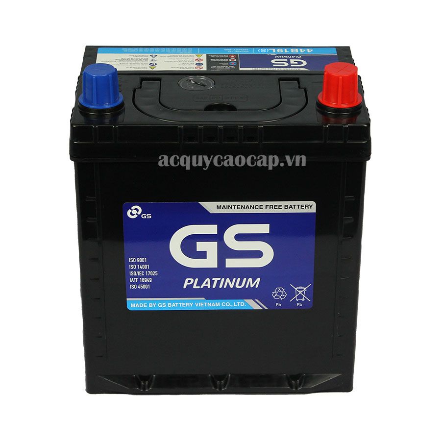 Ắc quy GS 40B19LS 12V 35AH giá tốt hơn, thương hiệu uy tín, chính hãng