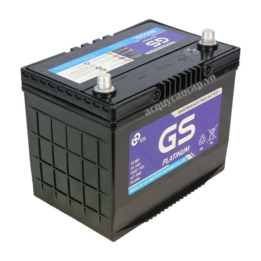 Ắc quy GS 80D26L 12V 70Ah công nghệ Nhật Bản, khuyến mãi hấp dẫn