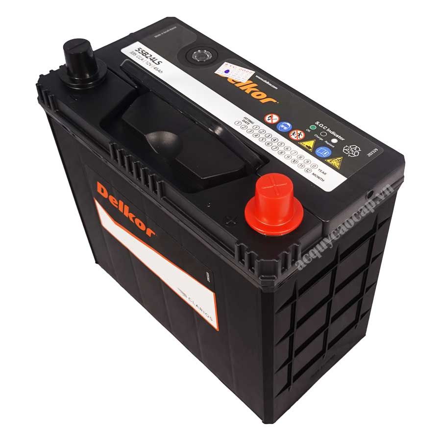 Ắc quy Delkor 55B24LS 12V 45AH giá tốt nhất thị trường tại Acquycaocap