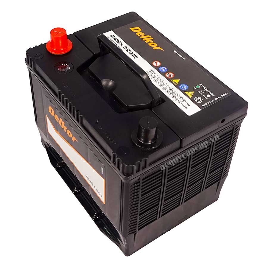 Ắc quy Delkor 55D23R 12V 55AH | Mua Online giá tốt, tặng ngay ưu đãi