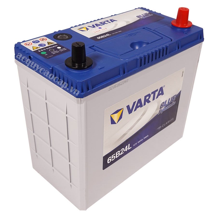 Ắc quy Varta 65B24L 12V 50Ah - Chính Hãng, Ưu Đãi Hấp Dẫn, Uy Tín Nhất