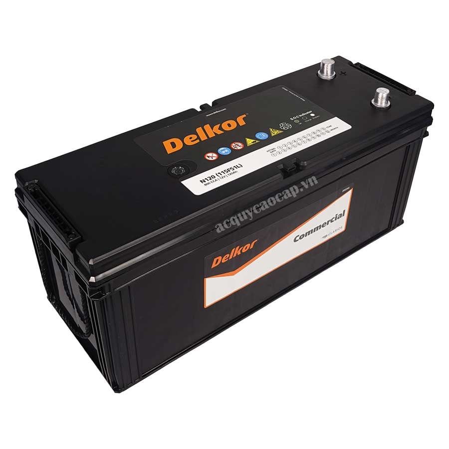 Ắc quy Delkor N120 - 115F51 12V 120AH - Mua giá rẻ hơn tại Acquycaocap