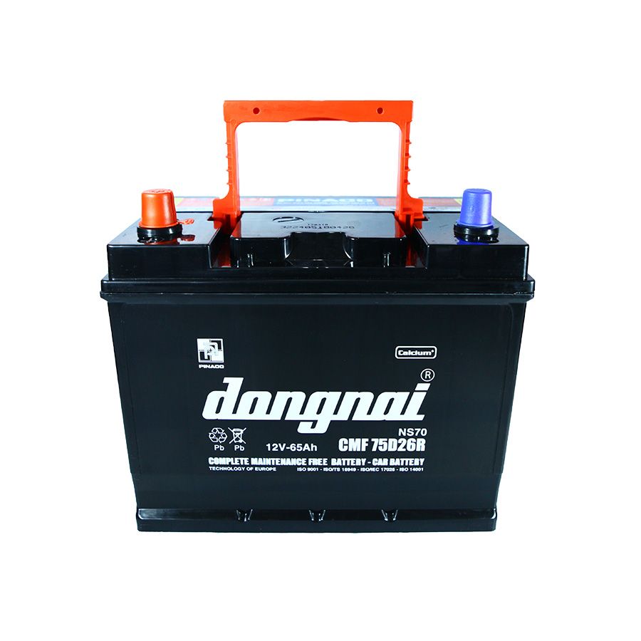 Ắc quy Đồng Nai 75D26R 12V 65AH giá rẻ, ưu đãi tốt hơn tại Acquycaocap