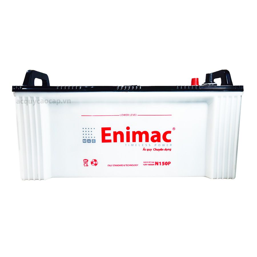 Ắc quy Enimac N150P 12V 165AH ưu đãi, giá bán tốt hơn tại Acquycaocap
