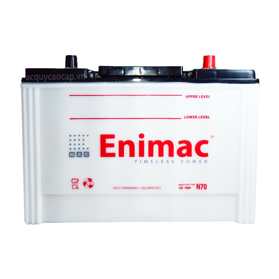 Ắc quy Enimac N70 12V 70AH Giá tốt, Mua Online tặng Ưu Đãi, Khuyến lớn