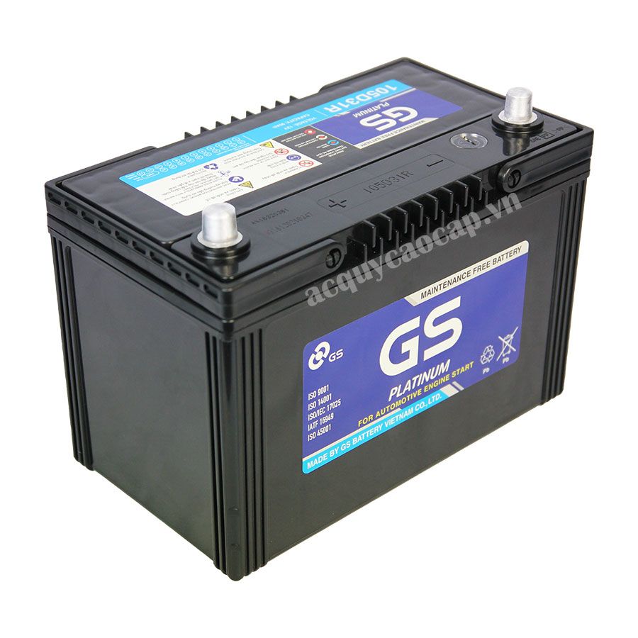Ắc quy GS 105D31R 12V 90AH giá tốt hơn, mua Online tặng ngay Ưu Đãi