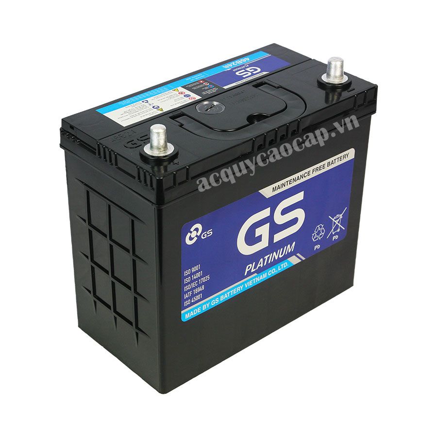 Ắc quy GS 46B24R 12V 45Ah - Chất lượng tốt, giá ưu đãi, khuyến mãi lớn