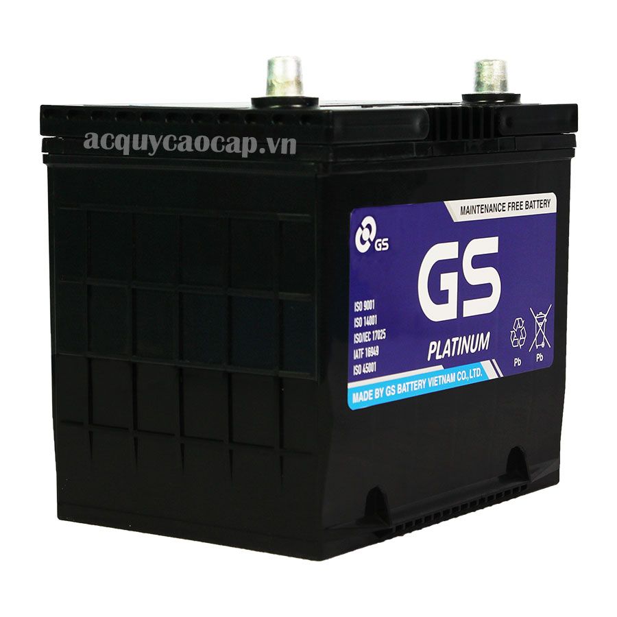 Ắc quy GS 75D23R 12V 65Ah - Công Nghệ Japan, Chính Hãng, Giá Tốt Nhất