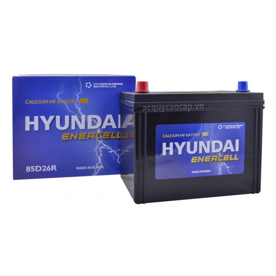 Ắc quy Hyundai 85D26R 12V 70AH - Điện thế, nguồn điện ổn định, mạnh mẽ