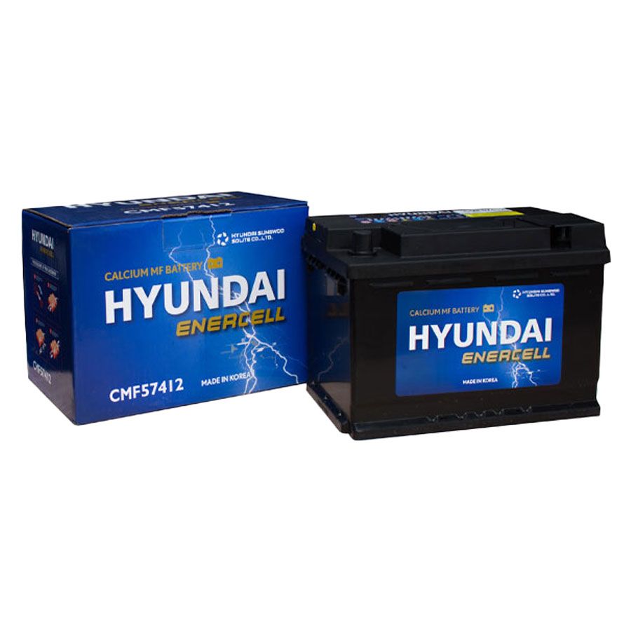 Ắc quy Hyundai DIN 57412 12V 74AH mua giá rẻ ở TP HCM tại Acquycaocap