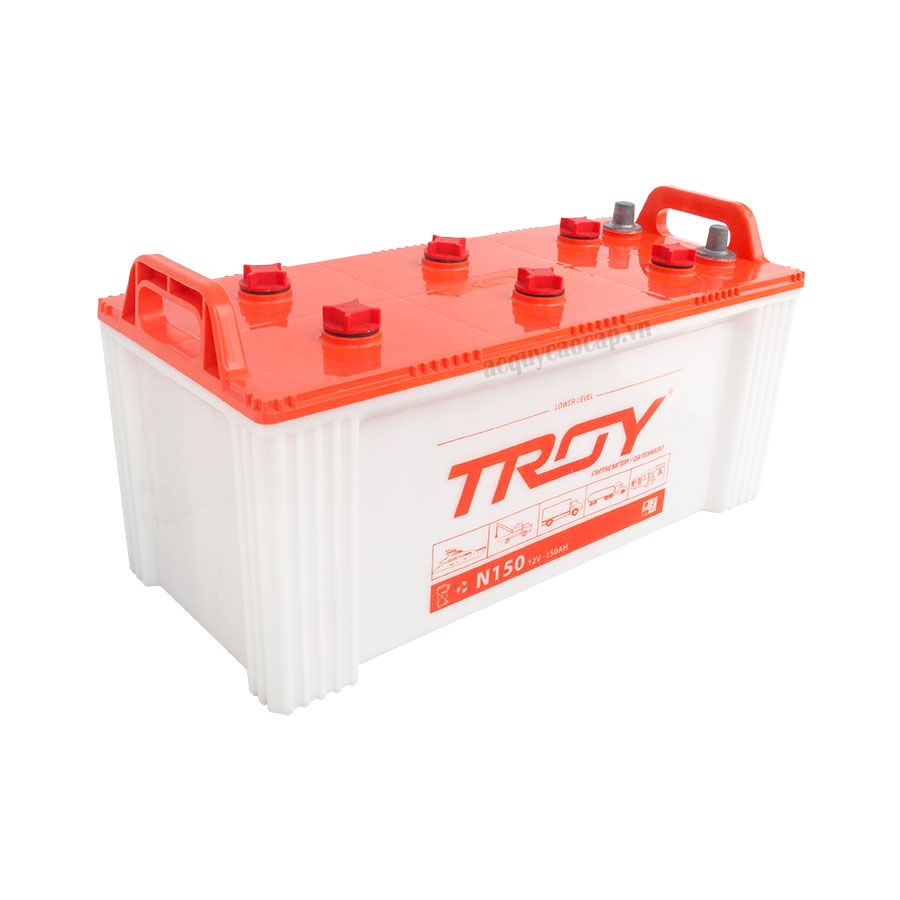 Ắc quy Troy N150 12V 150AH chính hãng, giá tốt, bán chạy tại TP HCM
