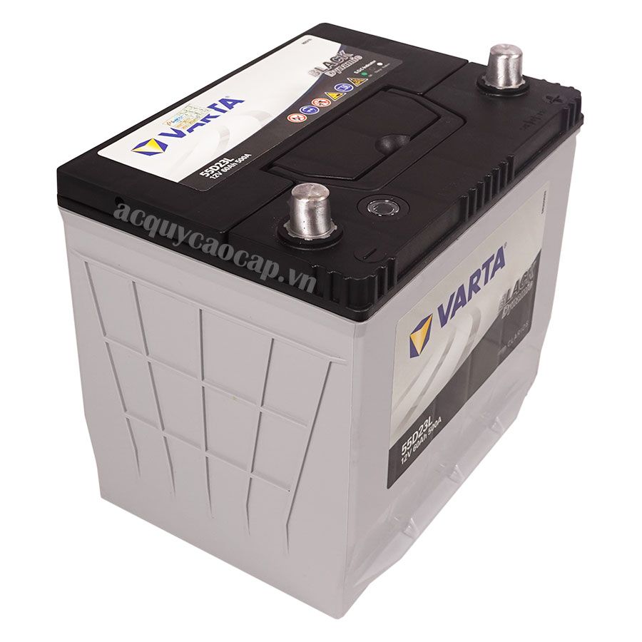 Ắc quy Varta 55D23L 12V 60AH | Giá bán tốt nhất tại Acquycaocap.vn
