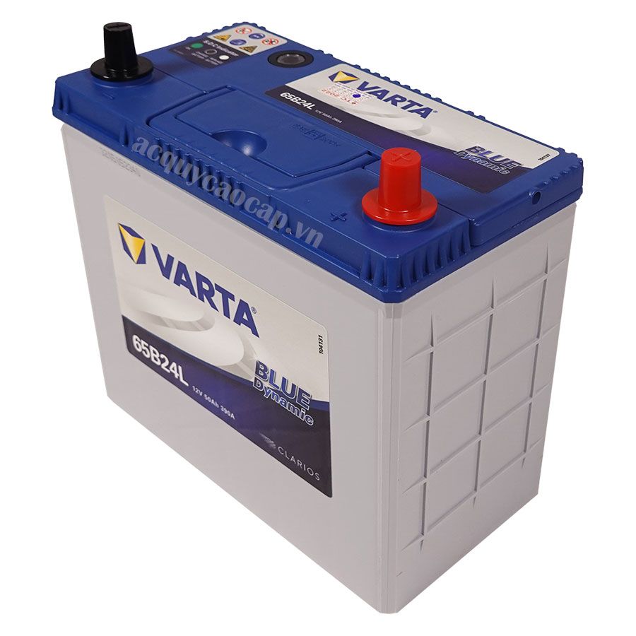 Ắc quy Varta 65B24L 12V 50Ah - Chính Hãng, Ưu Đãi Hấp Dẫn, Uy Tín Nhất