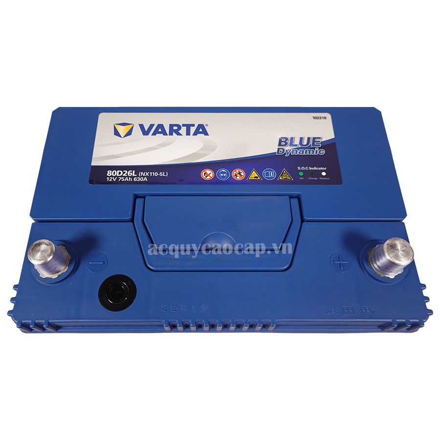 Ắc quy Varta 80D26L 12V 75AH - Mua Online chính hãng, giá tốt hơn