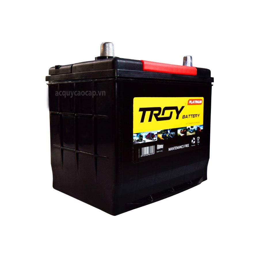 Ắc quy Troy 75D23R 12V 65AH - Bảo hành, đổi trả Chính Hãng, ưu đãi tốt