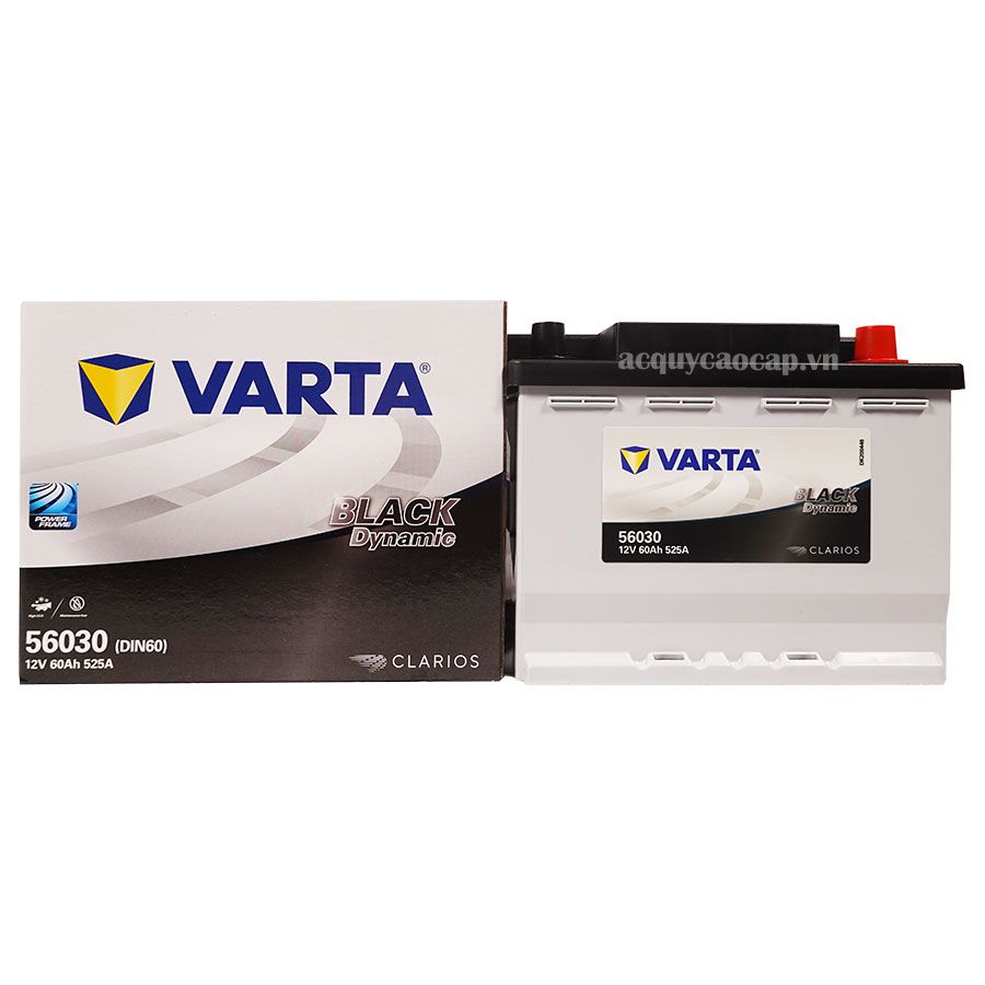 Ắc quy Varta 56030 - DIN60 12V 60AH | Acquycaocap.vn