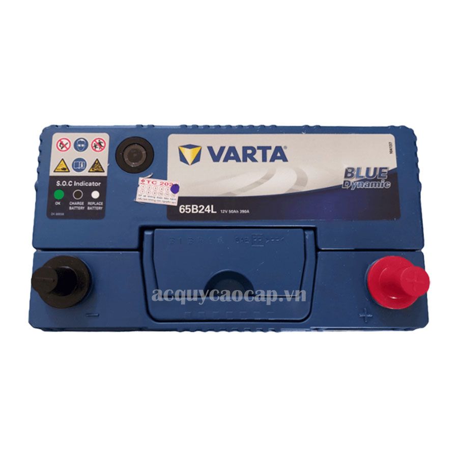 Ắc quy Varta 65B24L 12V 50Ah - Chính Hãng, Ưu Đãi Hấp Dẫn, Uy Tín Nhất