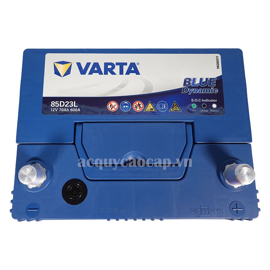 Ắc quy Varta 85D23L 12V 70AH | Công Nghệ Tiên Tiến, Thiết Kế Mạnh Mẽ