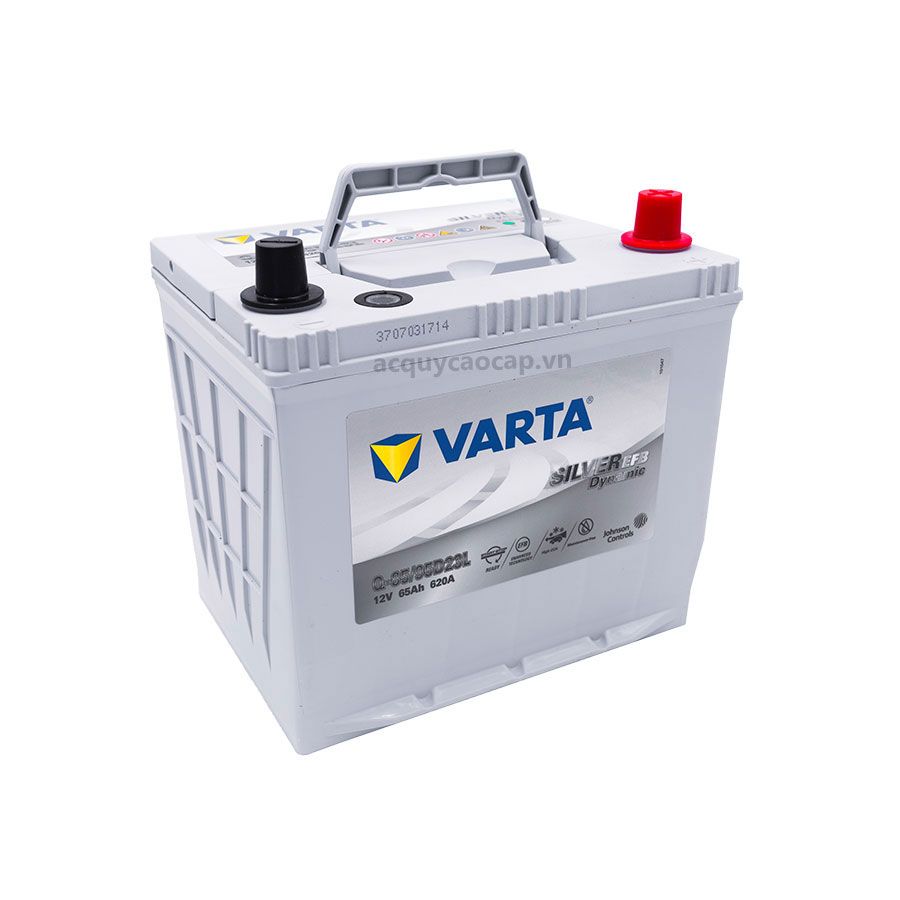 Ắc quy Varta EFB Q85/95D23L 12V 65AH | Cao Cấp, TOP Bán Chạy Nhất