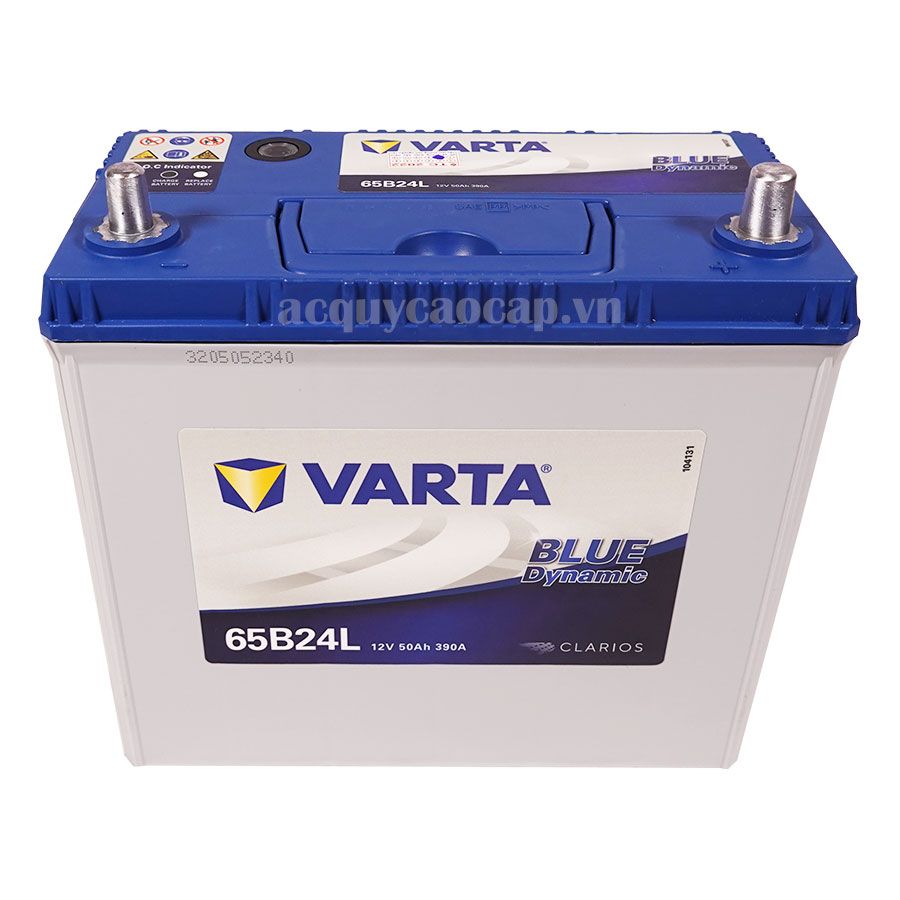 Ắc quy Varta 65B24L 12V 50Ah - Chính Hãng, Ưu Đãi Hấp Dẫn, Uy Tín Nhất
