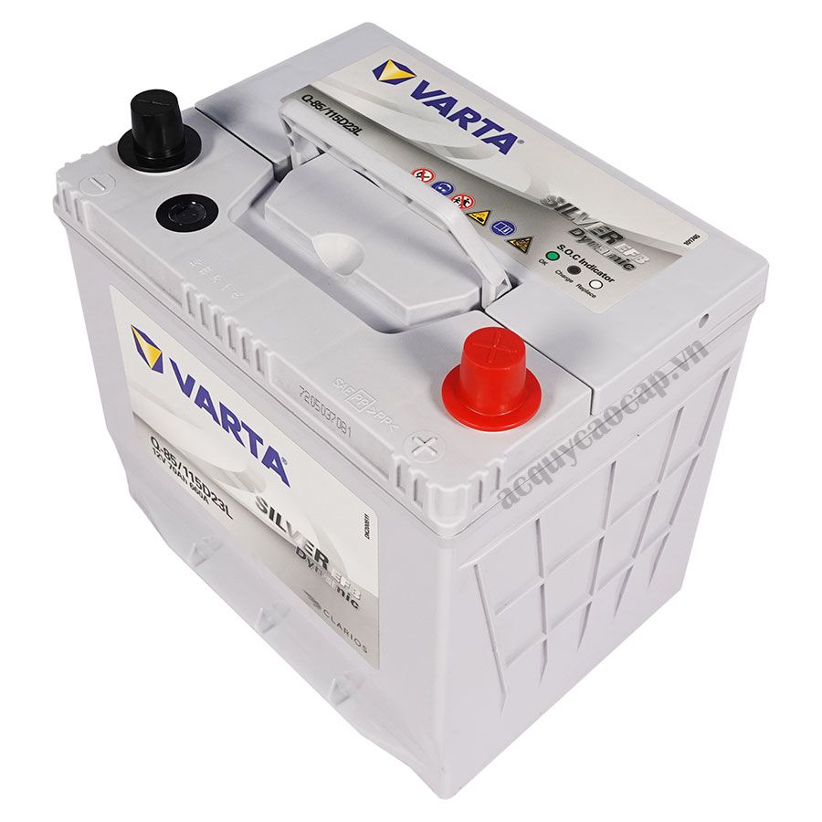 Ắc quy Varta EFB Q-85/115D23L 12V 70Ah - Nhập khẩu Chính Hãng, Giá Siê